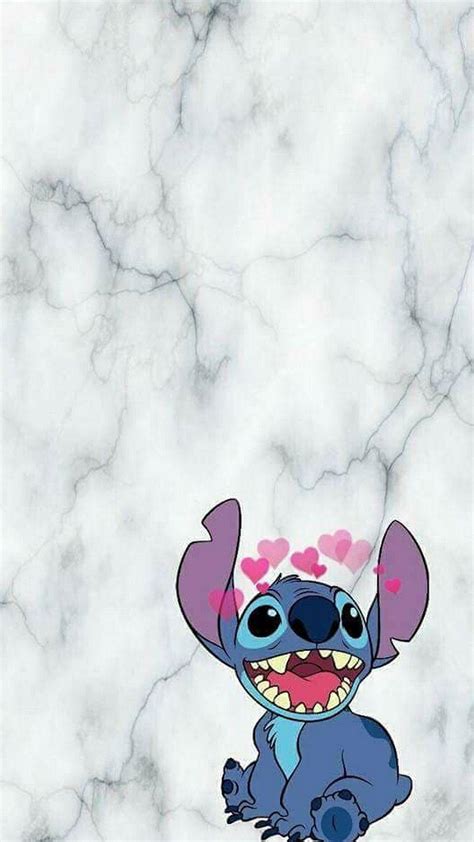 Cute Stitch And Angel Wallpaper For Iphone