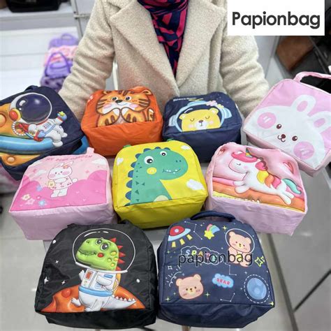 کیف ظرف غذا کودک دخترانه و پسرانه عایق دار کد759 پاپیون بگ