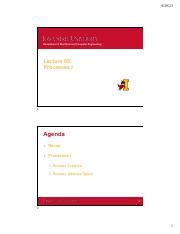 Lec Process Pdf Department Of Electrical And Computer Engineering Lecture