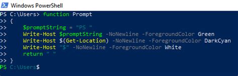 Make Windows Powershell Prompt Look Colorful Like Ubuntu