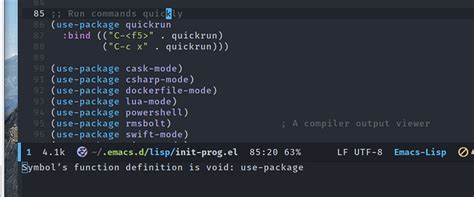 使用 Use Package 报错 Symbols Value As Variable Is Void Flycheck Error List Mode Map Emacs