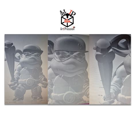 Stl File Ninja Turtle Wu Tang 🥷・3d Print Object To Download・cults