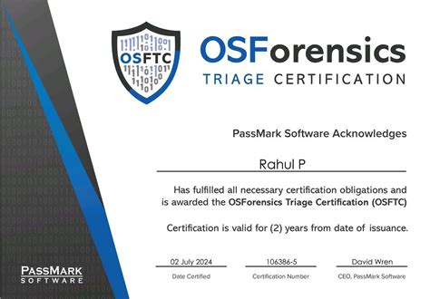 Rahul P On Linkedin Osforensics By Passmark Software