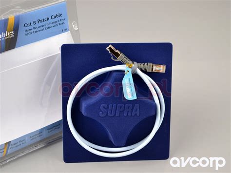 Supra Cat 8 Network Patch Cable Ethernetlan Cable Avcorppl