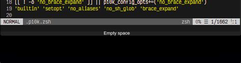 empty space below nvim area r neovim