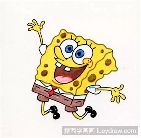 海绵宝宝简笔画怎么画 露西学画画