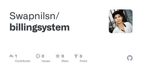 GitHub Swapnilsn Billingsystem