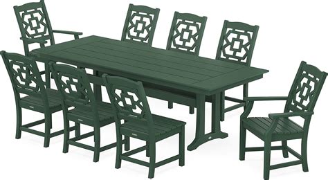 Martha Stewart By Polywood® Chinoiserie 9 Piece Farmhouse