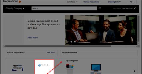 Oracle Applications Punchout Oracle Cloud Punchout Setups And