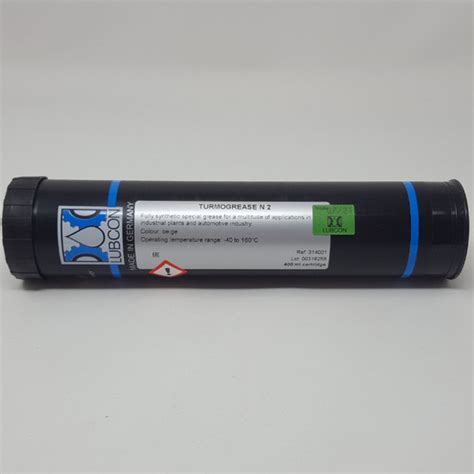 Lubcon Turmogrease N2 Grease Cartridges 400g