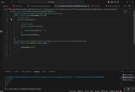 Yash Srivastava On Linkedin Java Dsa Coding Invertedpyramid Numberpatterns Learningjourney