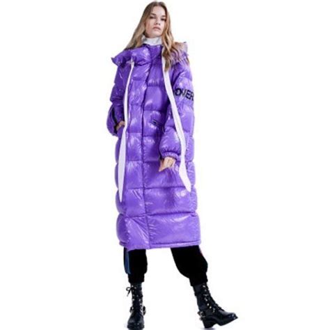 Глянцевый пуховик оверсайз FOLOVERA | Long puffer, Down coat, Coat