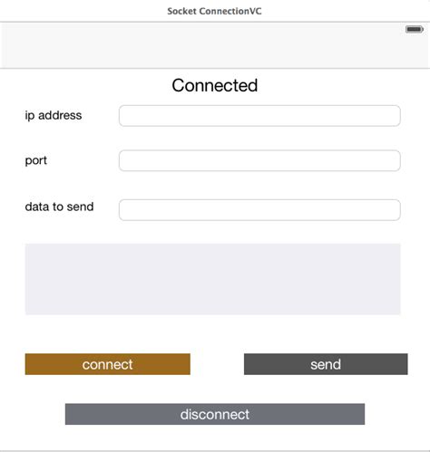 Ios Simple Tcp Connection Example Stack Overflow