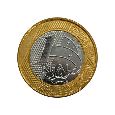 Moeda Brasil 1 Real 2014 Fc Completei