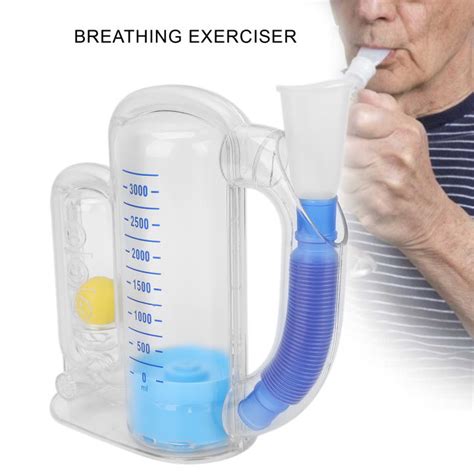 Wondering 3000ml Spirometry Breathing Exerciser Lung Breathing Vital