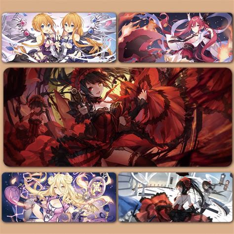 Xxl Large Mousepad Keyboard Date A Live Tokisaki Kurumi Mouse Pad Shopee Philippines