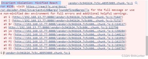 React Invariant Violation Minified React Error 130uncaught Invariant