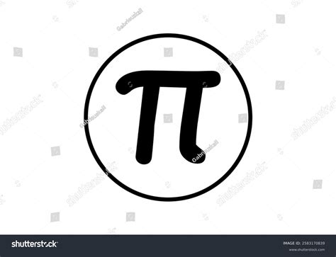 Black Pi Number Button Icon Stock Vector Royalty Free 2583170839 Shutterstock