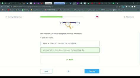 2 Running Sql Queries Introduction To Sql Sololearn Youtube