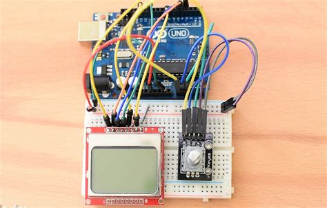 Arduino Menu On A Nokia 5110 Lcd Using A Rotary Encoder 6 Steps With Pictures Instructables