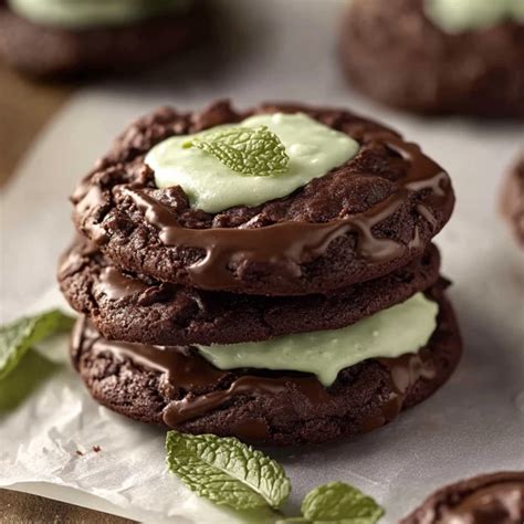 The Best Mint Brownie Cookies Savoring Moments