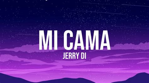 Jerry Di Mi Cuarto Letra Lyric Youtube