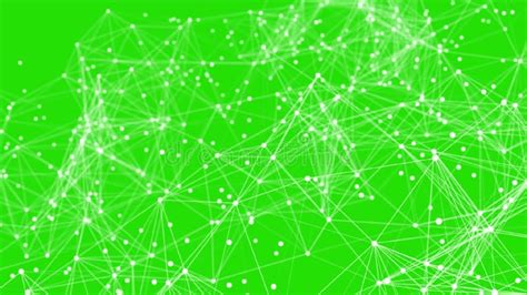 3d Loop Rendered Abstract Plexus Shapes Connection And Web Concept