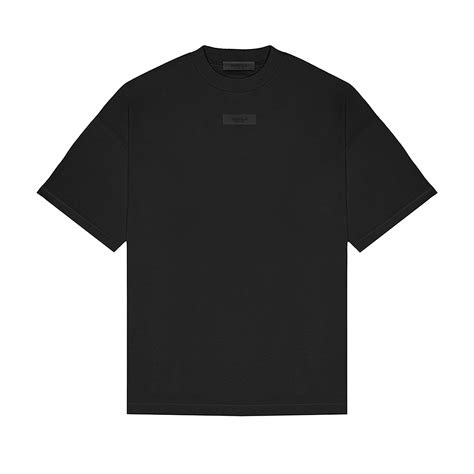 Essentials Ss24 Tee Black Pieces