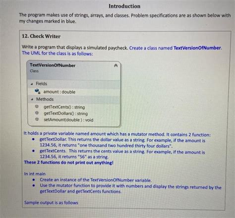 Solved Introduction The Program Makes Use Of Strings Chegg Com