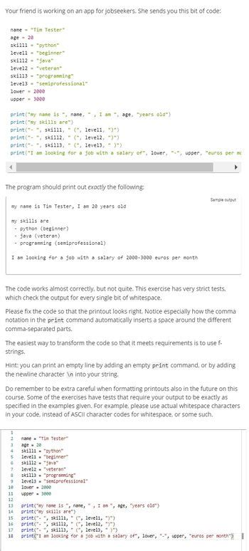 Answered Your Friend Is Working On An App For Jobseekers She Sends