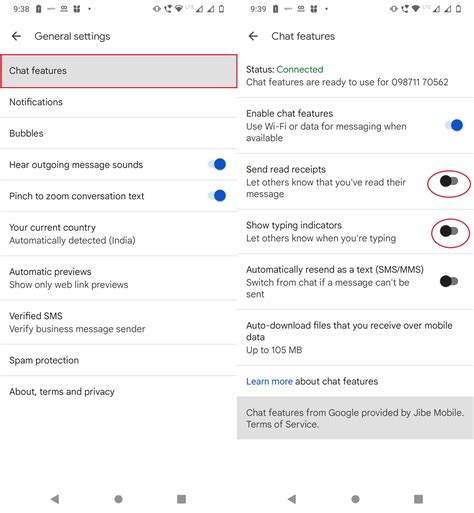 How To Turn Off Read Receipts