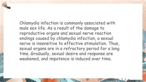 Can Men With Chlamydia Lost Their Sexpptx