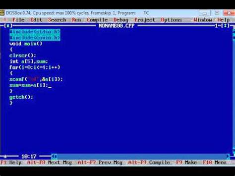 Program To Find Sum Of 1D Array Elements In C Language YouTube