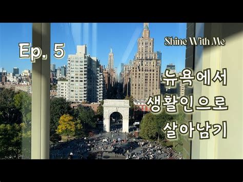 Vlog Ep05 뉴욕에서 생활인으로 살아남기 유학생집꾸미기 맨해튼 어퍼웨스트사이드 미국이케아 아마존 뉴욕자취