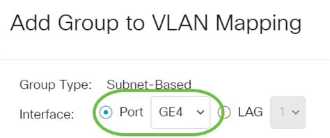 Configure Subnet Based Virtual Local Area Network Vlan Groups To Vlan