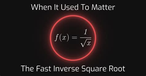 The Fast Inverse Square Root Algorithm Iftekhar