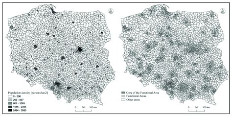 A Map Of Spatial Distribution Of Population Density In 2019 And Impact