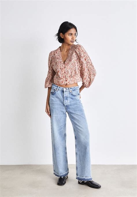 Levis® Tamara New Stella Leopard Bluse Stella Leopard Almon Lysebrun Zalando Dk