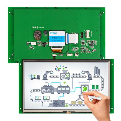 돌 Lcd 디스플레이 인간 기계 인터페이스 Tft Lcd 터치 패널 3 년 보증 광전 디스플레이