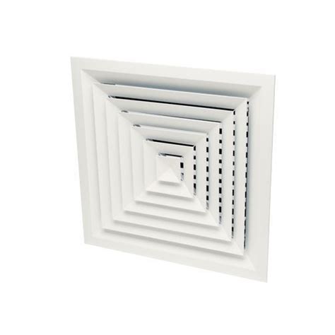 Nuveq White Multi Cone 4 Way Ceiling Square Diffuser At ₹ 400 Square Feet In Vadodara