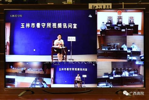 玉林中院一审开庭审理被告人李凤萍故意杀人盗窃一案