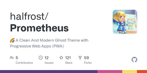 GitHub Halfrost Prometheus A Clean And Modern Ghost Theme With Progressive Web Apps PWA