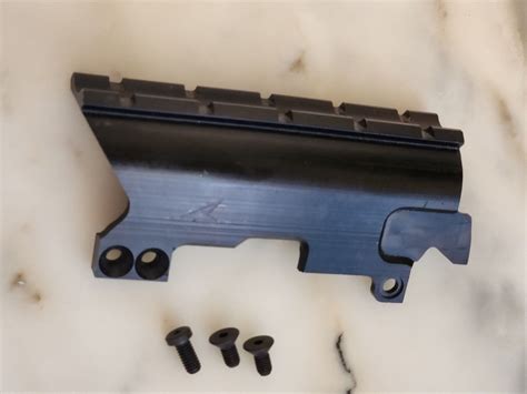 Vintage Chip Mccormick Red Buff Scope Mount For 1911 Frame Old But New
