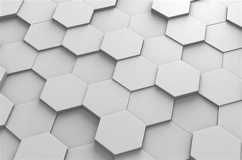 Premium Photo Hexagonal Tiles 3d Pattern