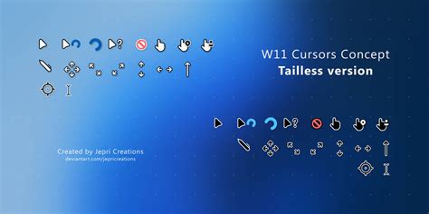 Windows 11 Cursors Concept By Jepricreations Densj By Desconheciho87 On