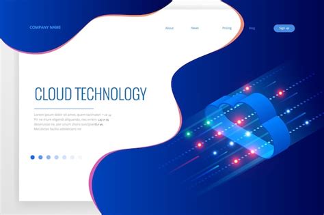 Premium Vector Isometric Modern Cloud Technology And Networking