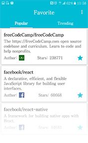 React Native开发跨平台GitHub APP 慕课网实战