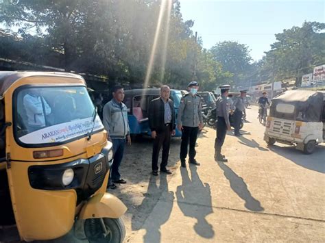 ဘူးသီးတောင်မြို့၌ ယာဉ်အန္တရာယ်ကင်းရှင်းစေရေး ယာဉ်စည်းကမ်း၊ လမ်းစည်းကမ်း အသိပညာပေးခြင်းများ ဆောင