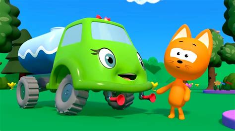 Поливалка песенка в 3d от Котэ и Синего трактора песенки для детей Youtube