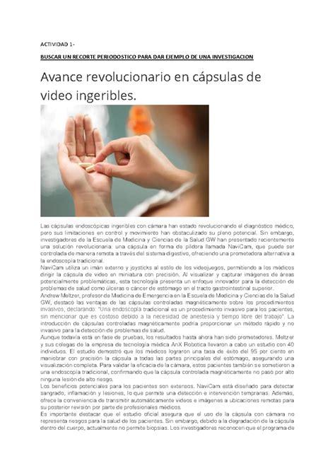 Tp Metodologia De La Investigcion Actividad 1 Buscar Un Recorte